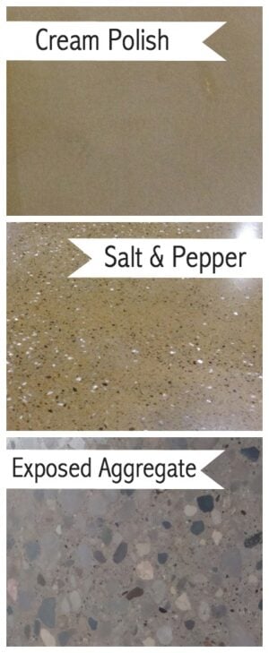 Top 3 Exposed Aggregate in Polished Concrete