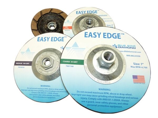 Blue Star Diamond Easy Edge Ceramic Cup Wheel - Runyon Surface Prep