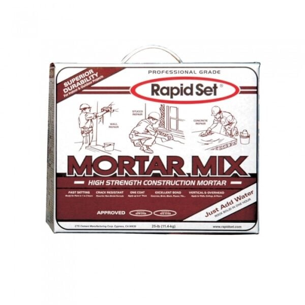 CTS Rapid Set 25 Pound Box Mortar Mix - Runyon Surface Prep