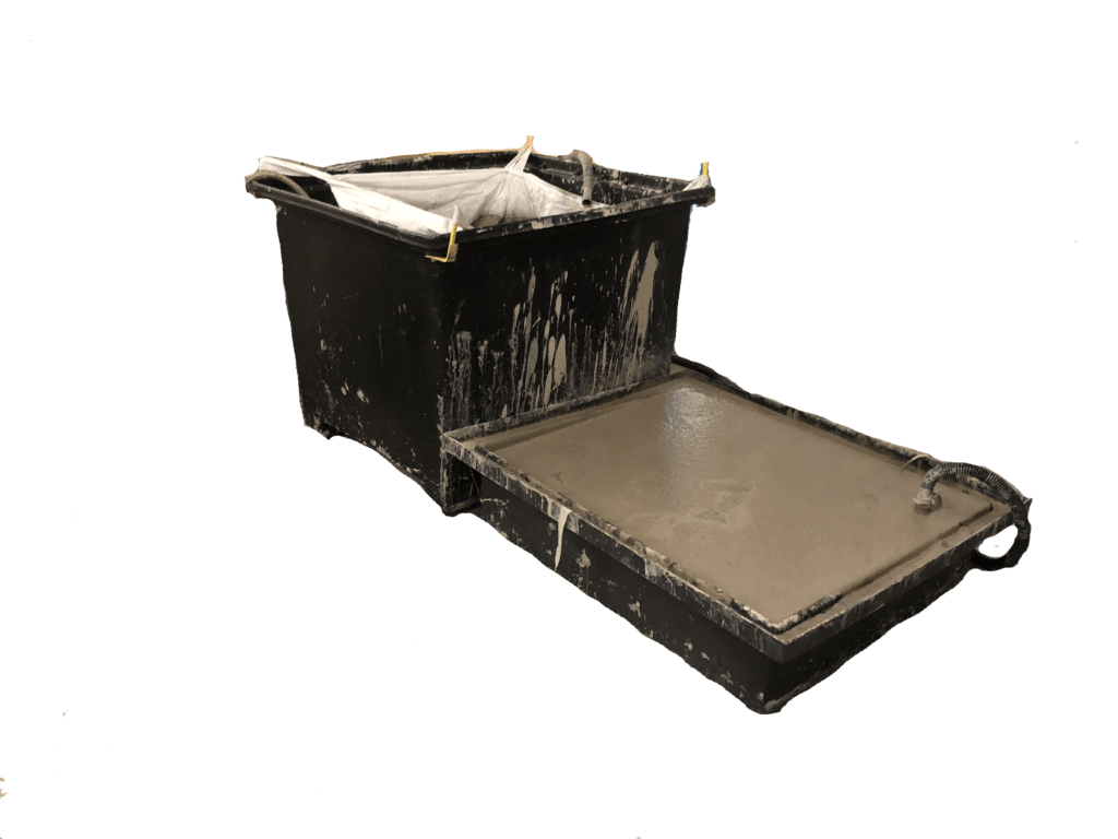 Slurry Containment Bin w/ Reversible Lid - Runyon Surface Prep