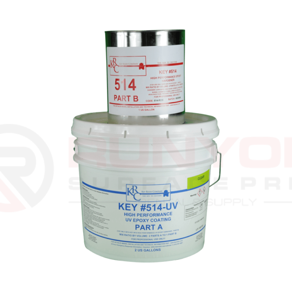 Key Resin #514 - UV Resistant Epoxy Coating - Runyon Surface Prep