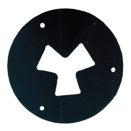 RSP PLATE 9" CPS/HTC FULL FACE VELCRO - Runyon Surface Prep