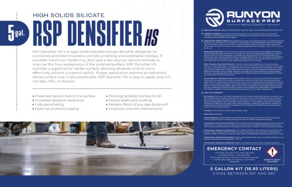 RSP DENSIFIER HS - Runyon Surface Prep
