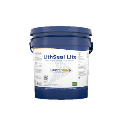 SPECCHEM LithSeal Lite Low-solids lithium silicate concrete sealer ...