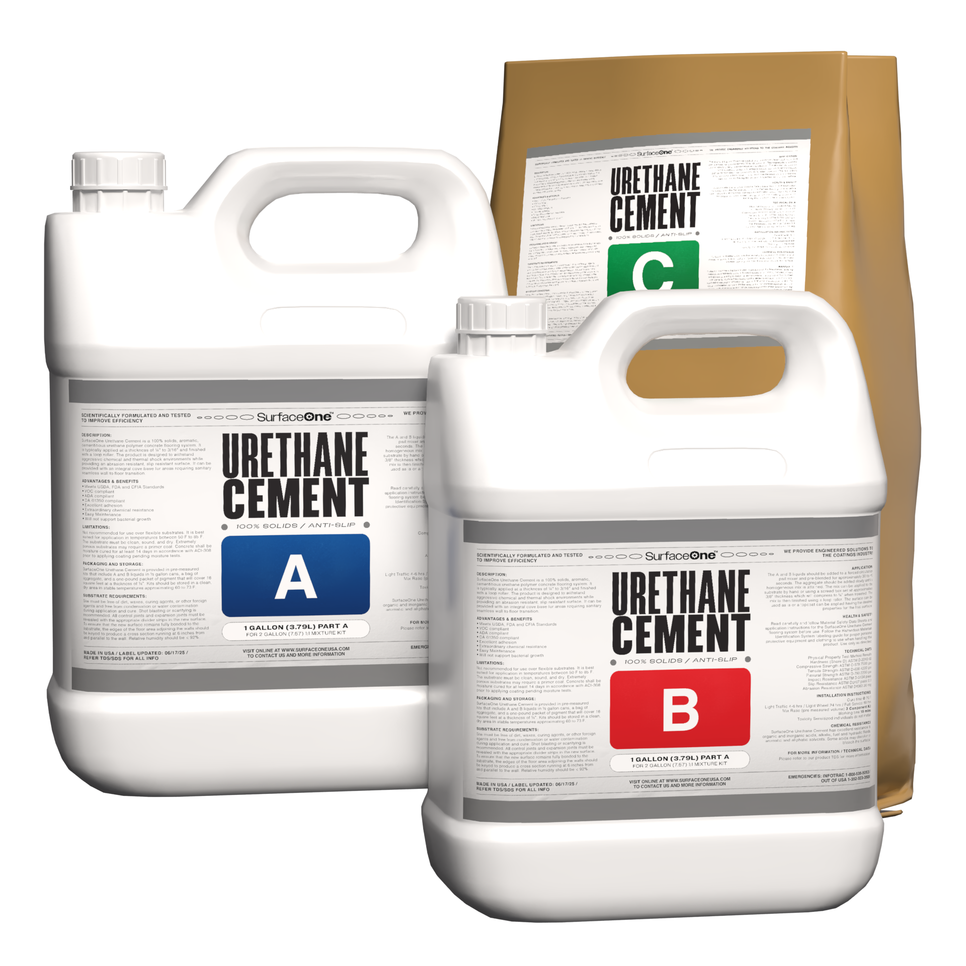 SURFACE ONE URETHANE CEMENT 25LB - Runyon Surface Prep