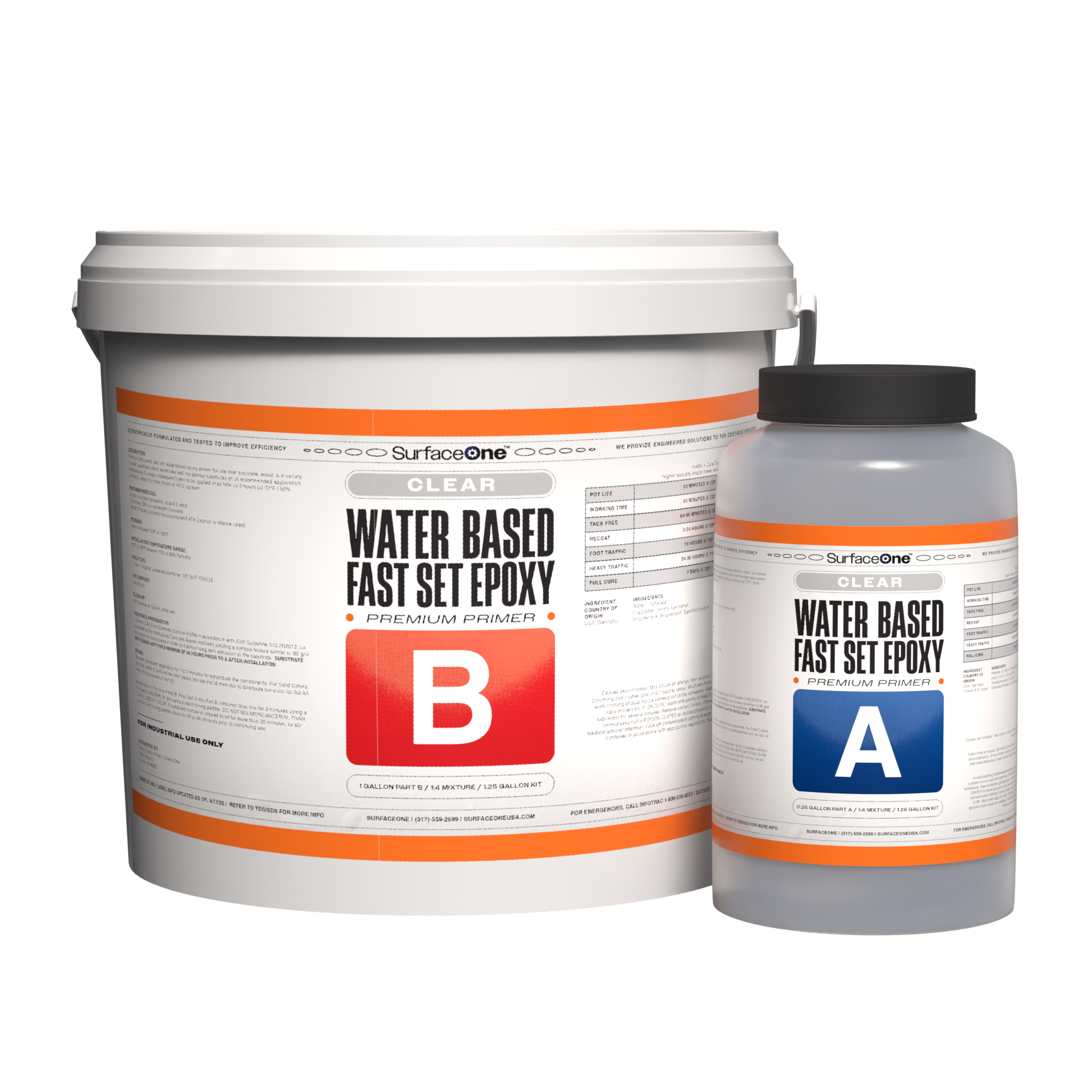 SURFACE ONE FAST SET WB EPOXY PRIMER CLEAR - Runyon Surface Prep